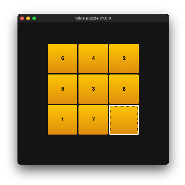 Slide puzzle game (Phoenix) - wxPyWiki